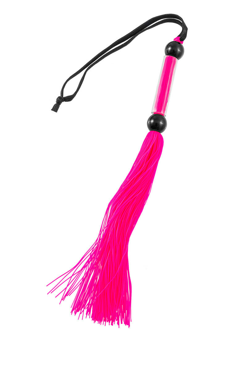Флоггер Sitabella с резиновыми хвостами, ярко-розовый, 29 см