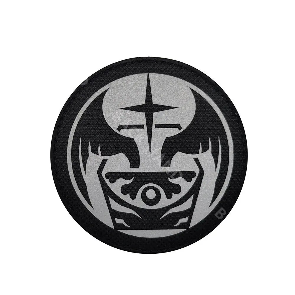 SCP Foundation ИК-светоотражающая нашивка для одежды Черный, SCP Reflective-6