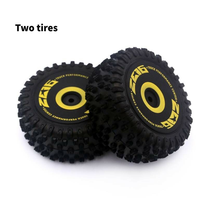 Прочное колесо заднее weili 144010-2001 для rc игрушечной машины шина с втулкой черный пластик