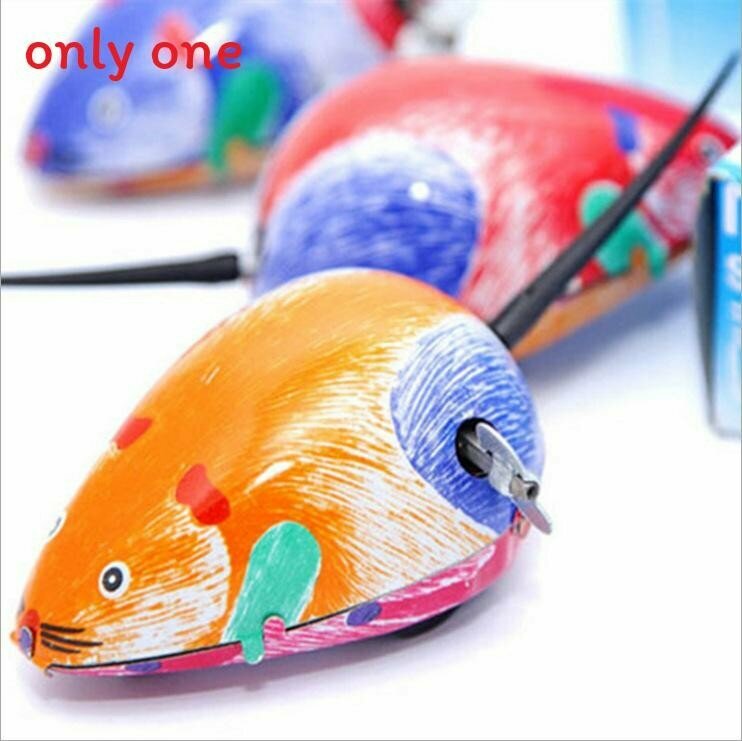 Игрушка металлическая лягушка прыгающая для детей классическая для игр мышь