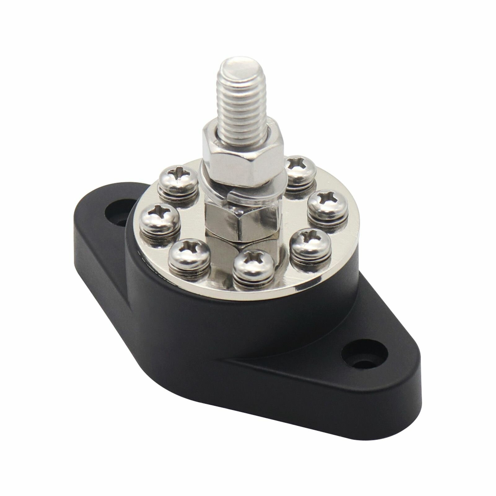 Клеммник шинный 180A, 8 клемм, DC48V, прозрачная крышка, резьба M10