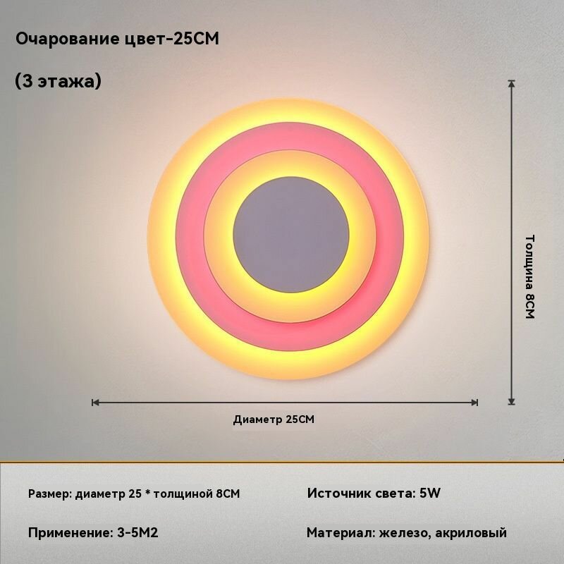 Бра, LED, 5 Вт