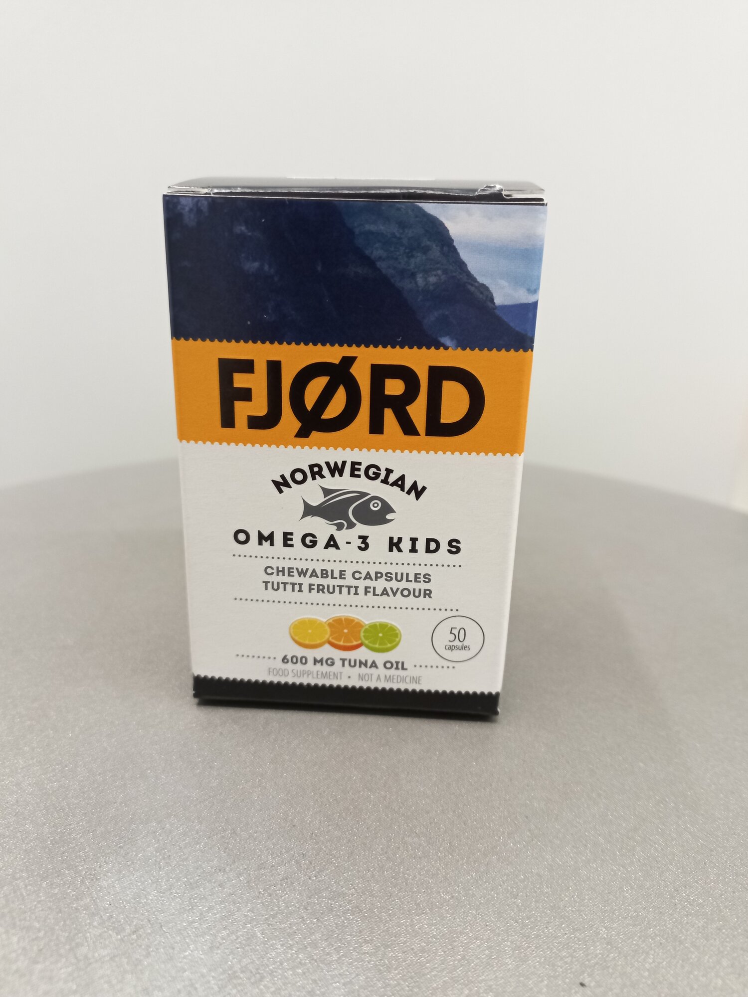 Фьорд Норвежская Омега-3 Кидс 600 мг рыбьего жира, FJORD Norwegian Omega-3 Kids, 50 капсул, 1 уп.