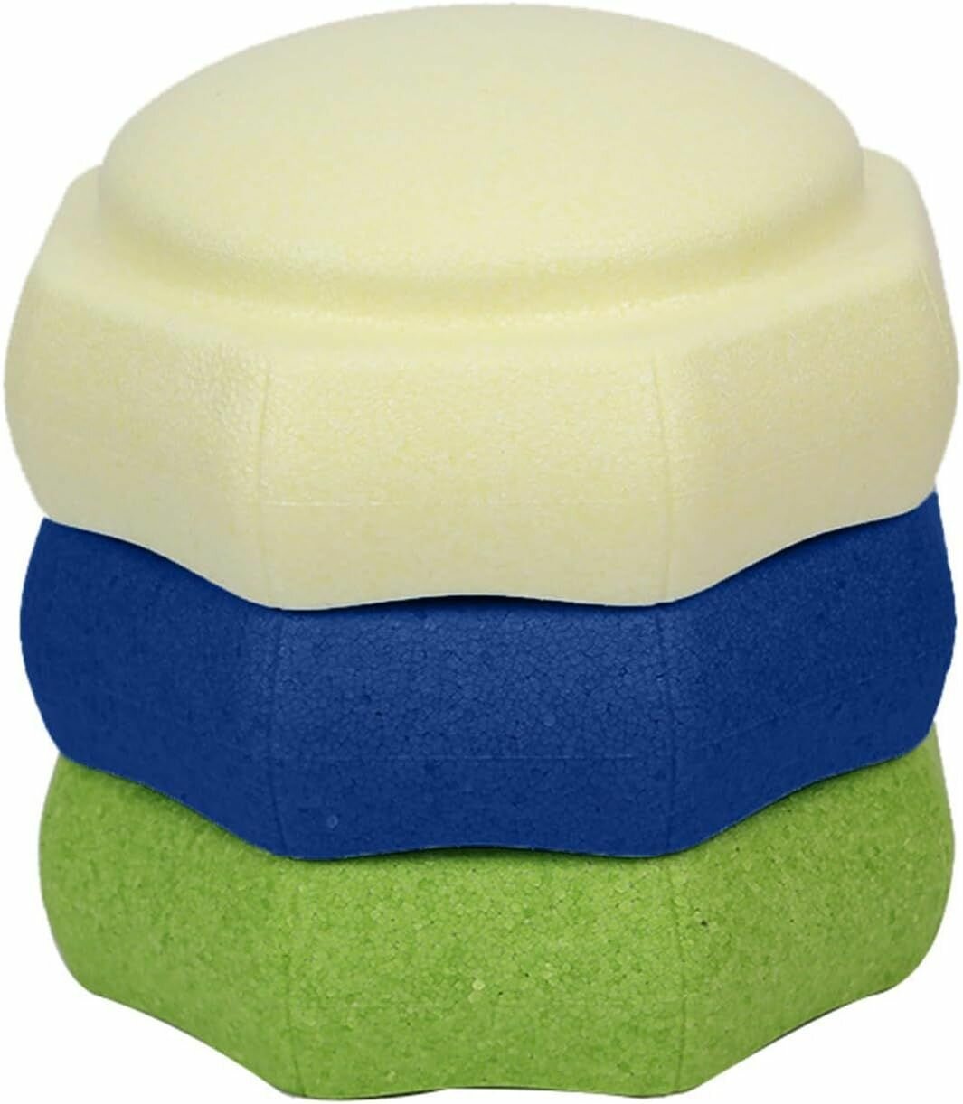 Детские балансировочные ступеньки, на улице, в помещении, для игры с препятствиями, штабелируемые, нескользящие, разноцветные, в упаковке 6 штук