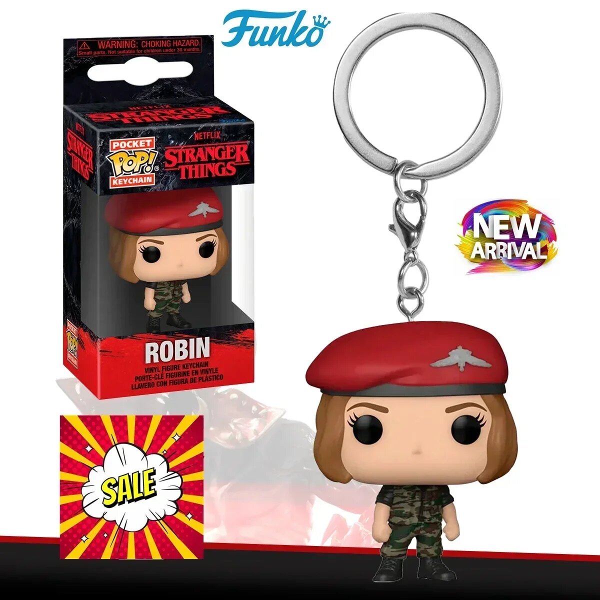 Funko Pop Stranger Things Robin Pocket Keychain