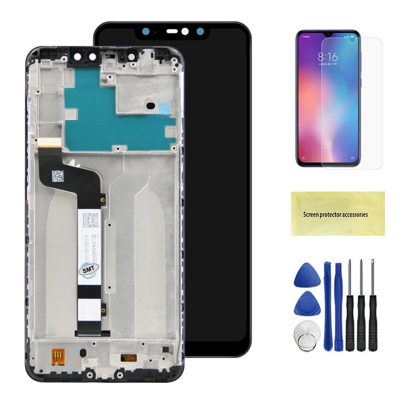 6,26' OEM-дисплей для Xiaomi Redmi Note 6 Pro, для Redmi Note 6 M1806E7TG, Black With Frame