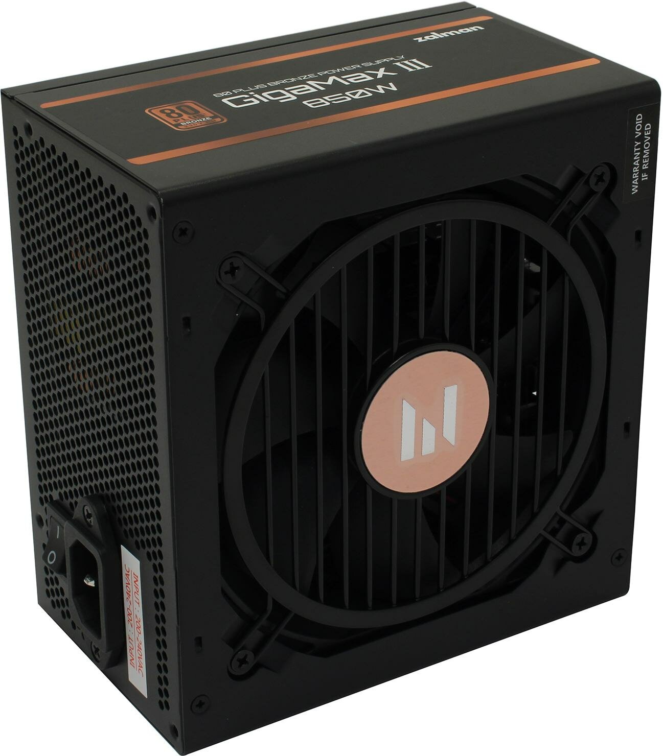 Блок питания Zalman, ZM850-GV3, ATX12V 3.0 Gen5, 850Вт, черный