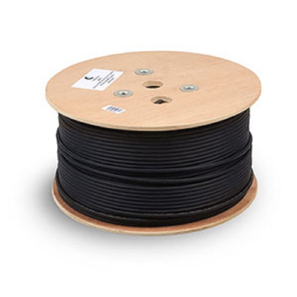 Витая пара Cabeus FTP-4P-Cat.5e-SOLID-OUT-LSZH-UV Кабель FTP (F / UTP), категория 5e, 4 пары (24 AWG), одножильный, экран - фольга, для внутренней и внешней прокладки (+75 C - -40 C), LSZ (305 м)