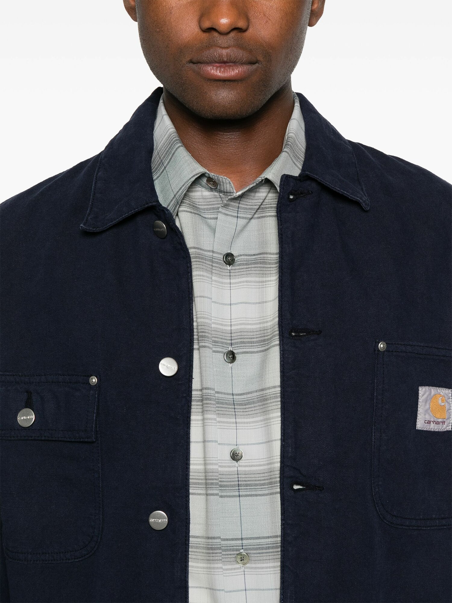 Куртка джинсовая Carhartt WIP, размер L, синий — фото 1