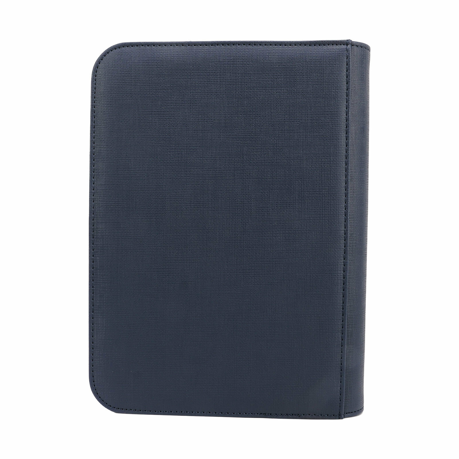 Папка для коллекционных карточек с 4 карманами, вмещает до 160 карточек, изготовлена из искусственной кожи, сетчатая, для хранения фотокарточек, синяя.