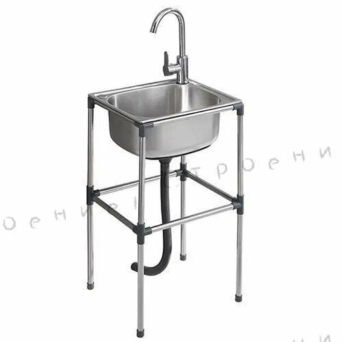 KNOW EASY-Умывальник, В Комплекте Подставка, Кран, Сливная Корзина И Сливной Шланг2