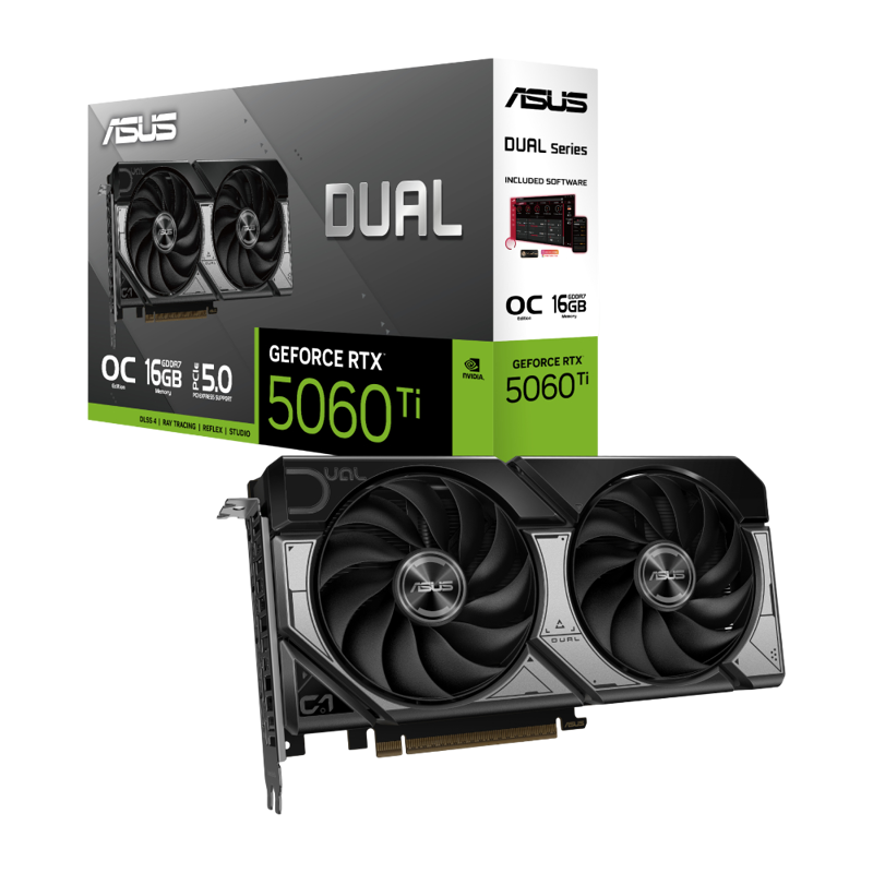 Видеокарта DUAL-RTX5060TI-O16G (ASUS 90YV0MH0-M0NA00)
