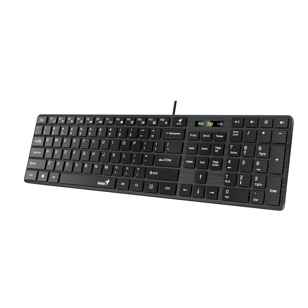 Genius Клавиатура SlimStar126 Black USB 31310017402 31310017417