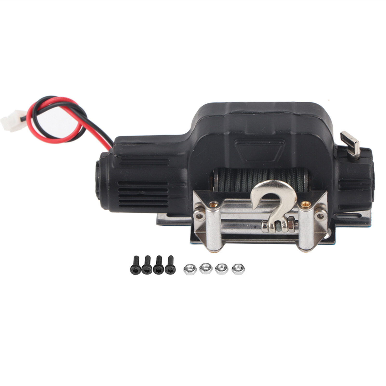 Электрическая металлическая лебедка для радиоуправляемых внедорожников масштаба 1:10 для моделей SCX10 D90 D110 TF2 TRX4 KM2