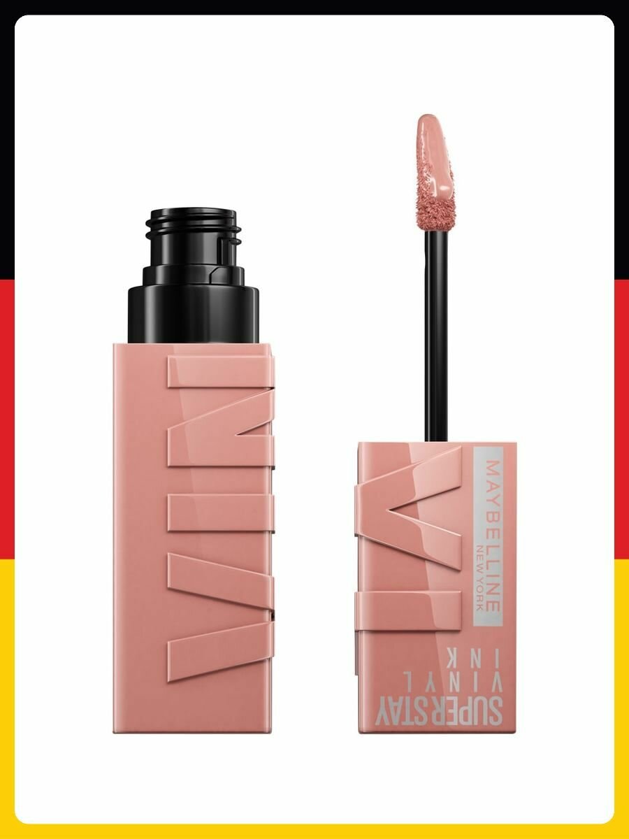Губная помада Maybelline Super Stay Vinyl Ink, 4,2 мл № 95 - Зачарованный
