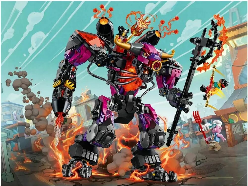 Конструктор Манки Кид (Monkie Kid) Царь быков 1067 дет 11543