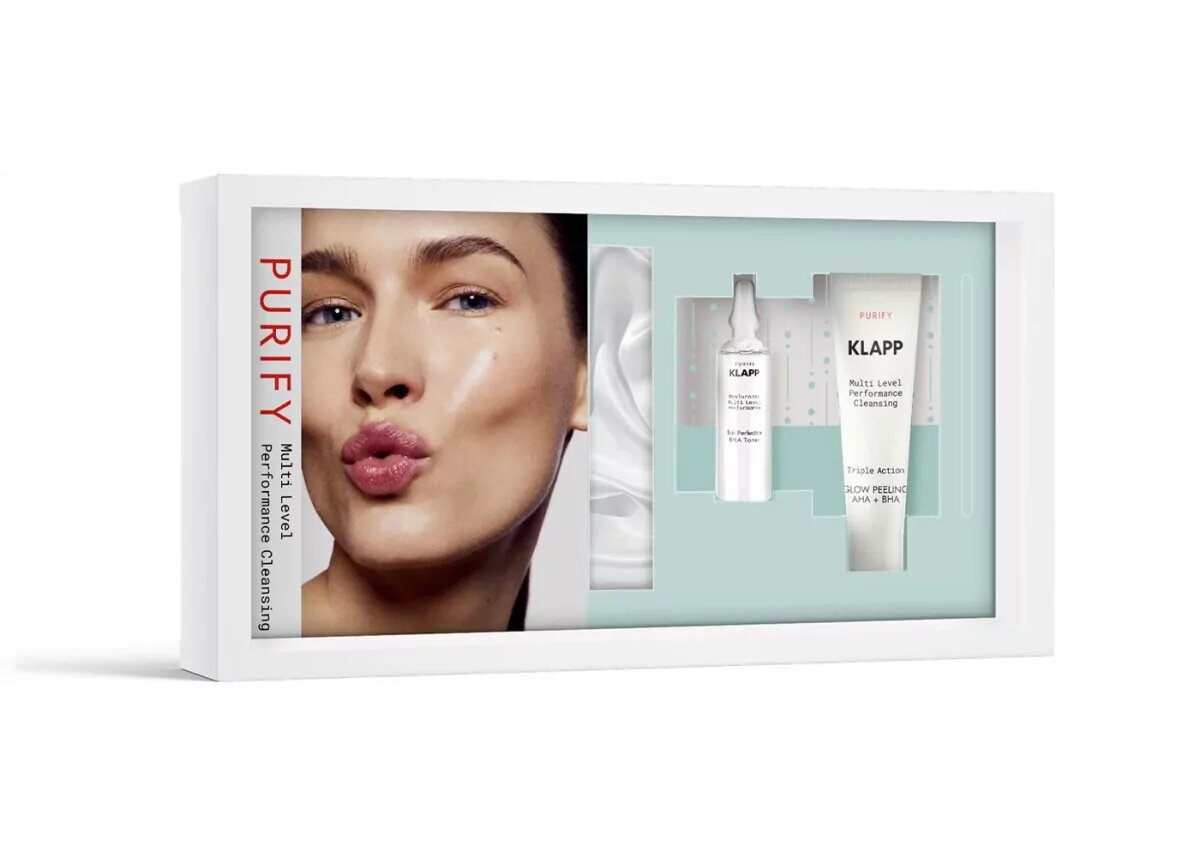 Y1004S Тестовый набор для молодой кожи Purify Multi Level Performance Cleansing, 2х5 мл + 1 шт