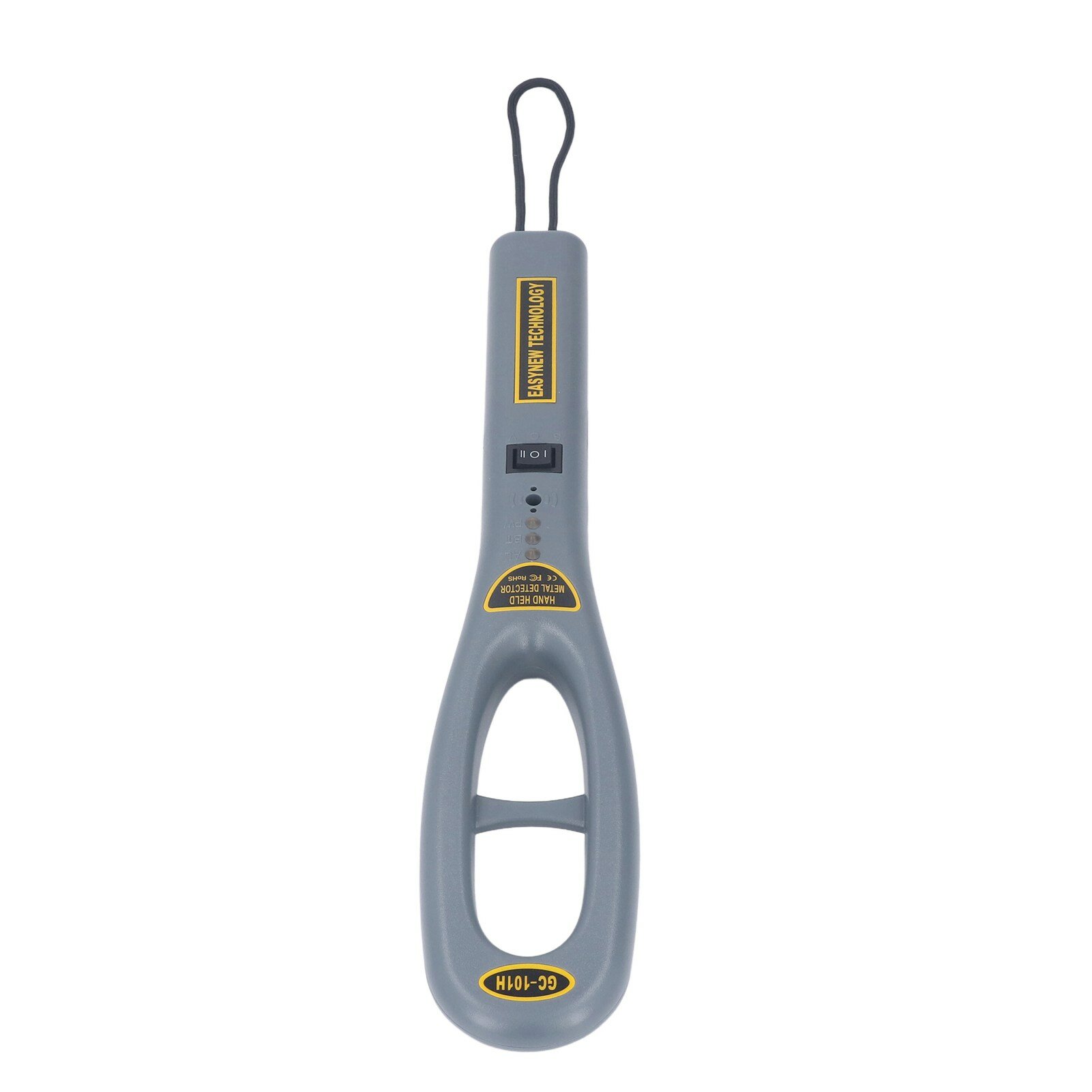 Ручной металлоискатель, звуковой свет, вибрационная сигнализация, высокочувствительный металлический сканер, палочка для проверки безопасности