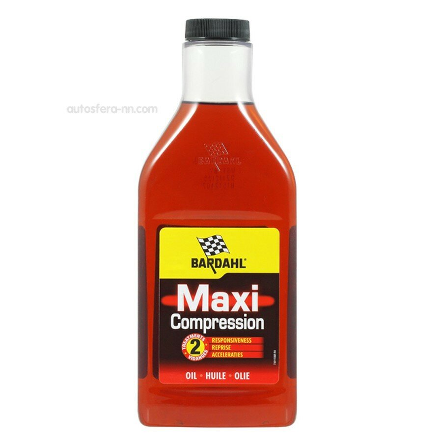 BARDAHL 1030B Присадка в масло MAXI COMPRESSION (2 in 1 formula - curative oil treatment) 473ML