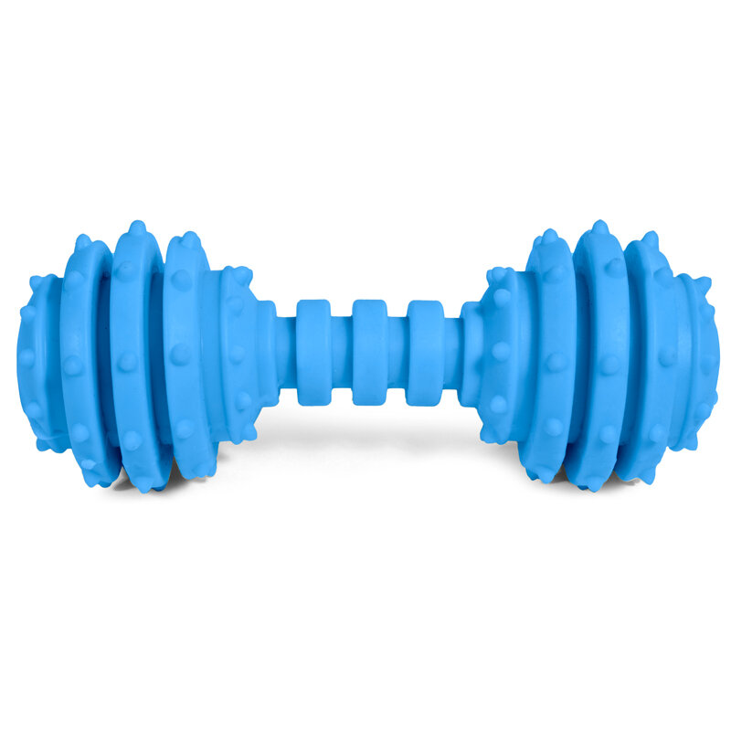 Игрушка для собак из резины "Гантель с двумя колокольчиками", 12см, Triol