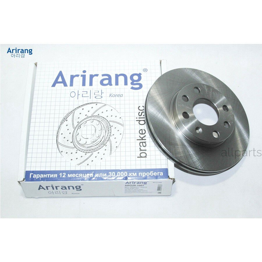 ARIRANG ARG29-1007 Диск переднего тормоза D236mm