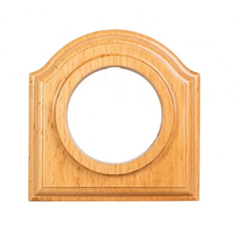 Рамка Мезонин Элегант, дерево, одноместная, натуральный бука, IP20, GE-70700-25