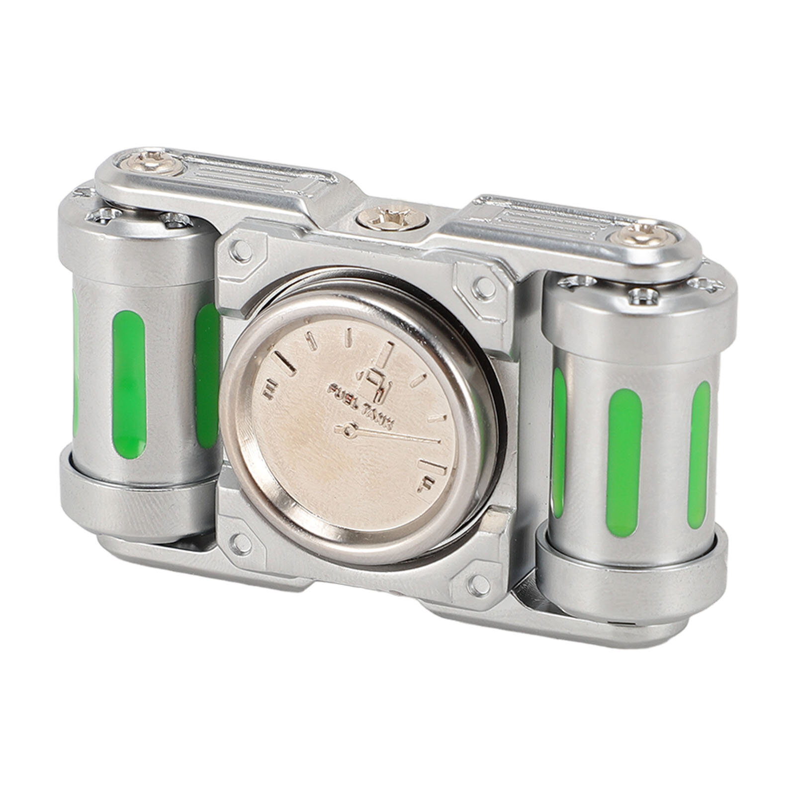 Металлический пальчиковый роликовый танк-гироскоп, светящийся в темноте, игрушка для снятия стресса при сдвг, сдвг, аутизме, тревожности, помощи при концентрации внимания