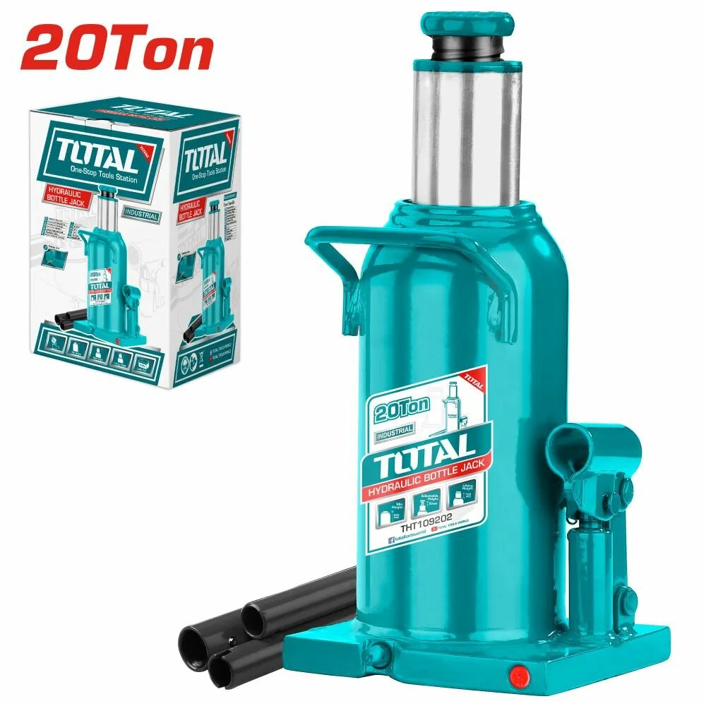 Домкрат гидравлический бутылочный TOTAL THT109202