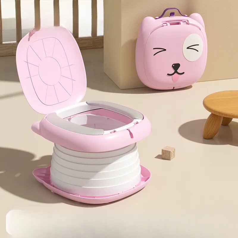 Портативный детский автомобильный туалет: складной, для кемпинга, путешествий и аварийных ситуаций