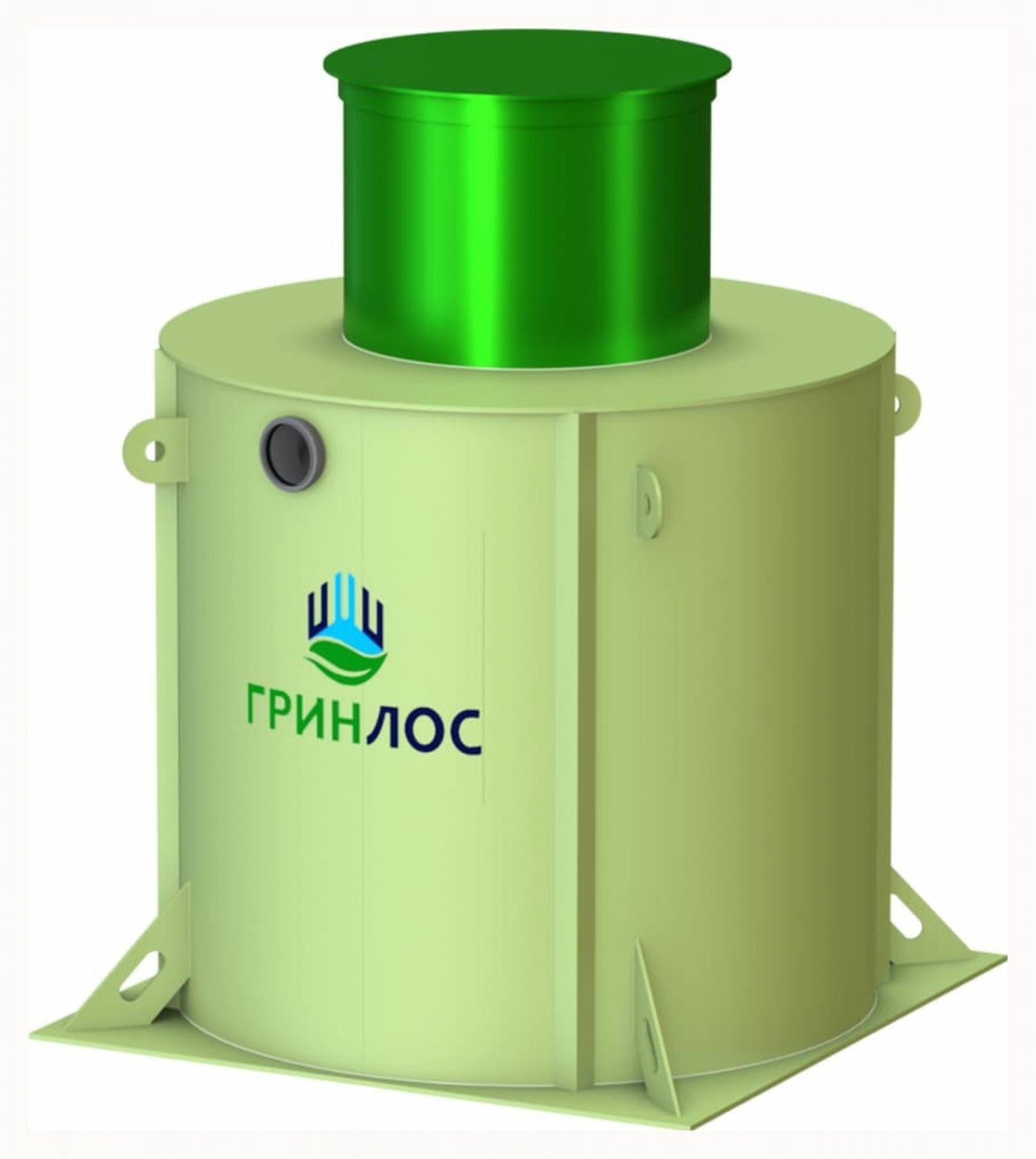 Септик для дачи гринлос Эко 4 (0.8 м3/сут, самотечный, на 4 человек)