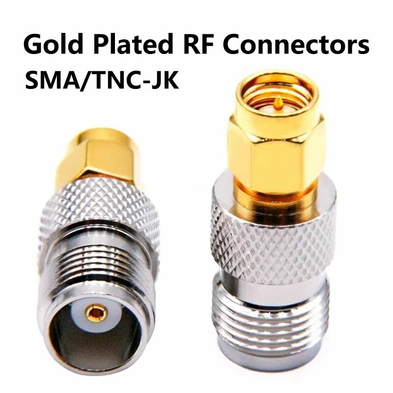 Коаксиальный RF F-типа гнездо для SMA-штекера, коаксиальный RF-адаптер, прямой F-SMA-разъем