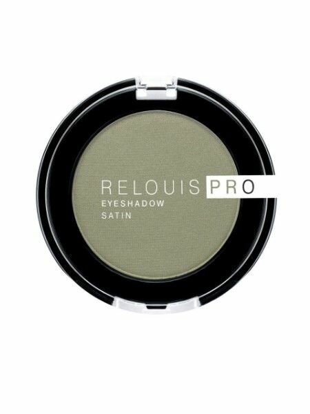 Relouis Тени для век PRO EYESHADOW SATIN тон 35 GREEN TEA