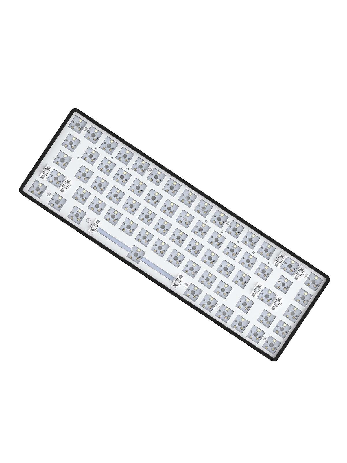 Hot Swappable Mechanical Keyboard Bluetooth-compatible 2.4G RGB Structure Keyboard Customized Keyboard for Laptops