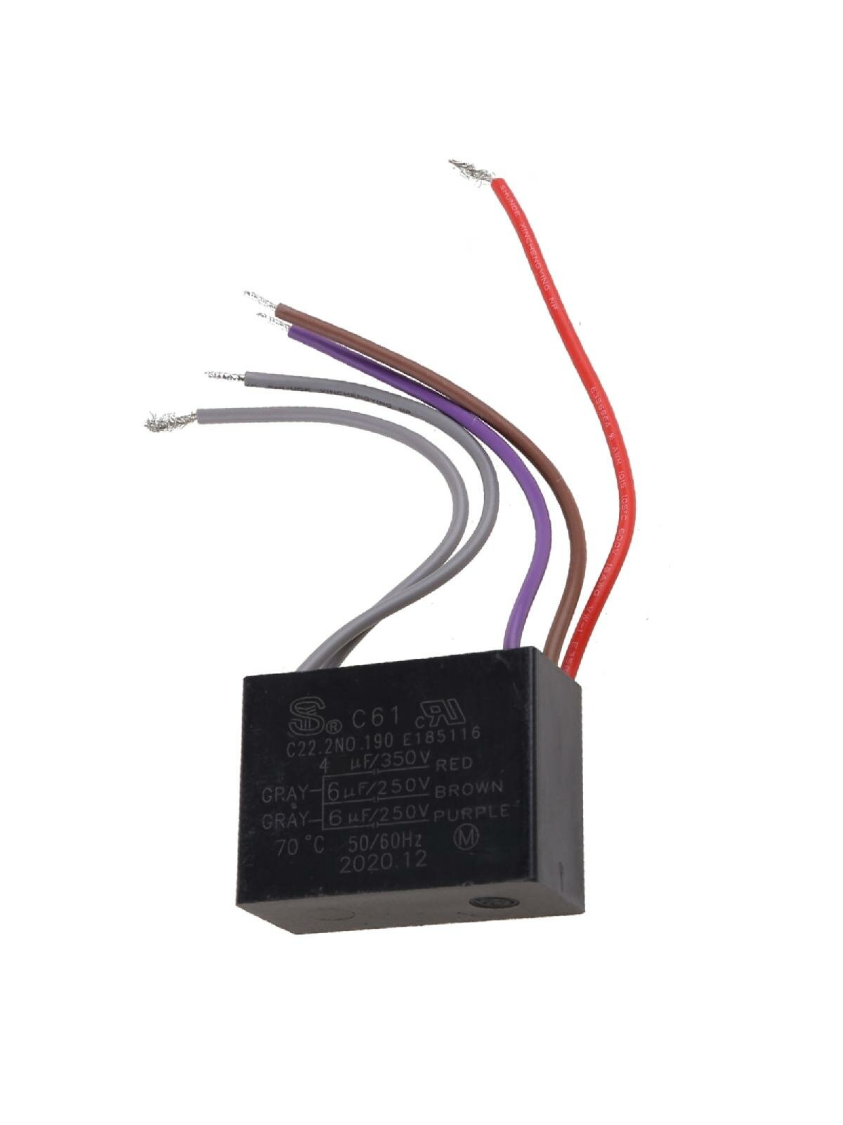 CBB61 Air Conditioner External Start Capacitor Motor Run Capacitor 250V 4.5+6+5UF 4.5+6+6UF 5+5+5UF 4+4+2.5UF 4+5+6UF