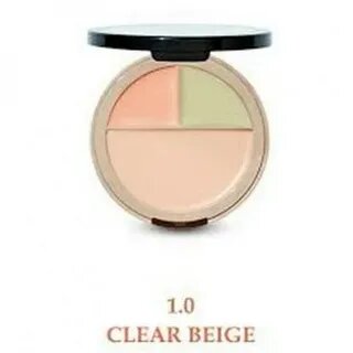 Консилер Sung bo Cleamy для лица Cover Perfection Triple Foundation Balm 1.0 Clear Beige, (палетка), 13гр/4,5гр*2,