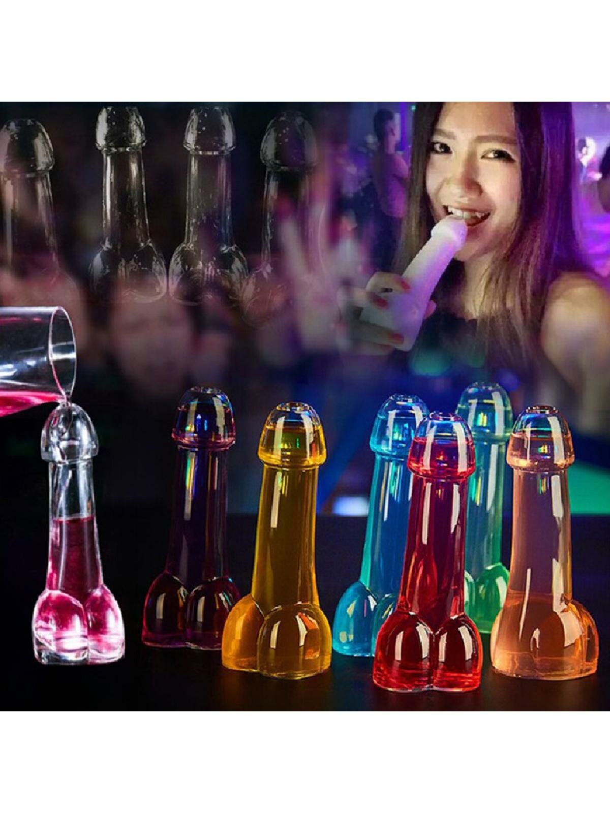 Хрустальные бокалы, винные аксессуары для коктейлей с виски или соком Home Halloween