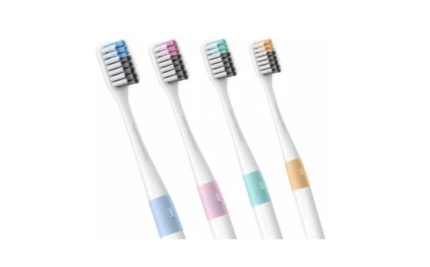 Набор зубных щеток DR.BEI Toothbrush 4-pack (MB0104010409), разноцветные, CN