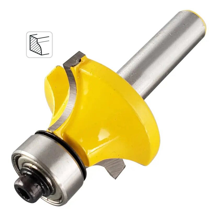 Фреза по дереву кромочная калевочная 553348 28.6x16 мм хвостовик 8 мм