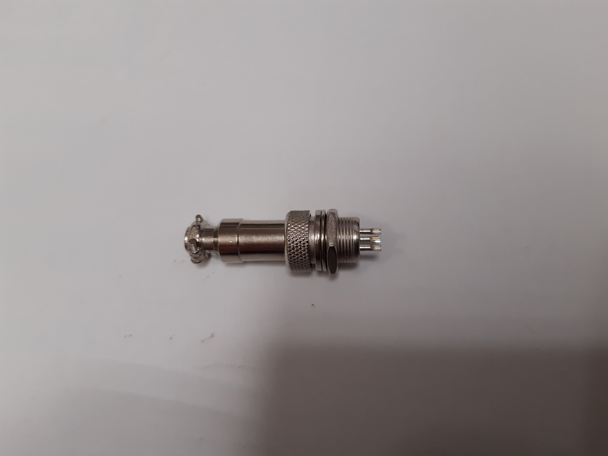 Разъем авиационный GX12, 3 контакта комплект (лот 2 штуки)