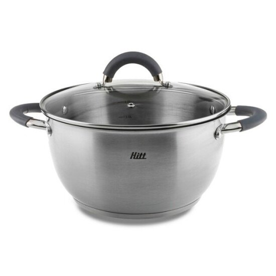 Кастрюля Hitt Speise 5.3 л, 24 см, с крышкой, нерж. сталь (H-SP-C24)