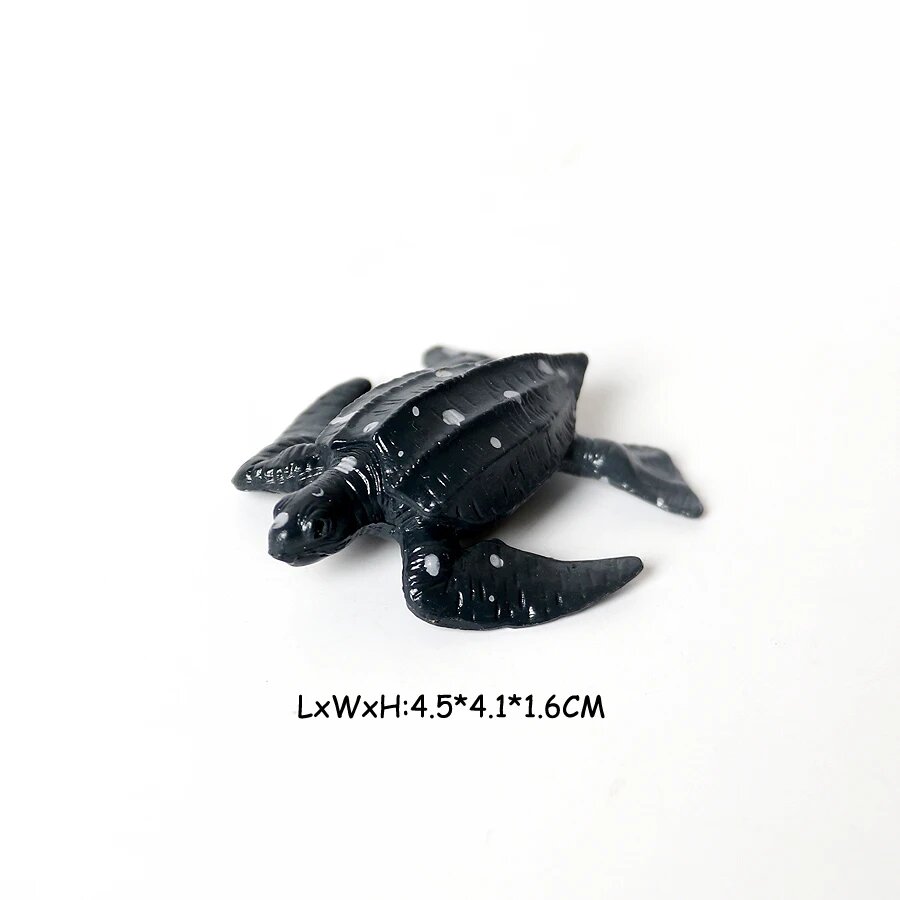 Имитация китайской софтшелла с кожаной спинкой, морская черепаха, примикающая черепаха, модель океанского животного, образовательные игрушечные фигурки для детей