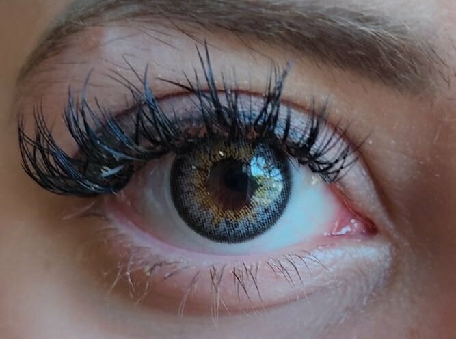 Цветные контактные линзы Алекс Линза (ЕОС), 306-Серый, -2 / 14.2 / 8.7, 2шт.