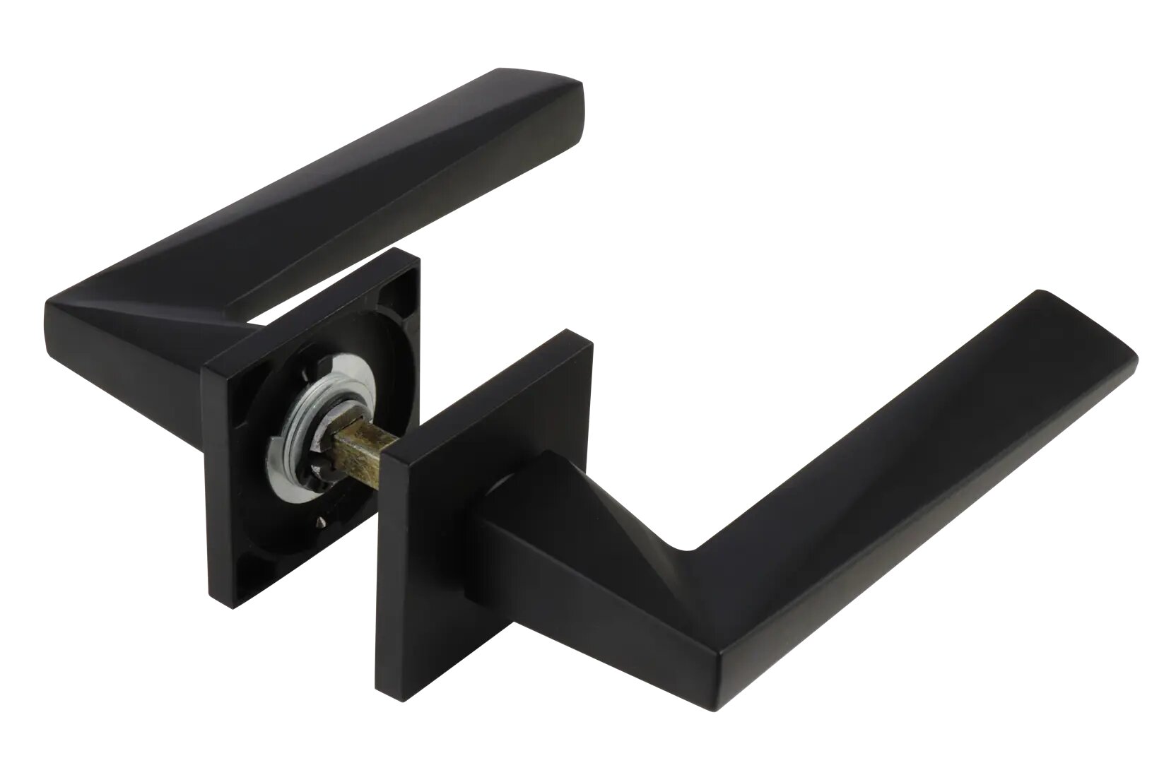 Дверные ручки Edson EDS-135H-Q2, цвет черный