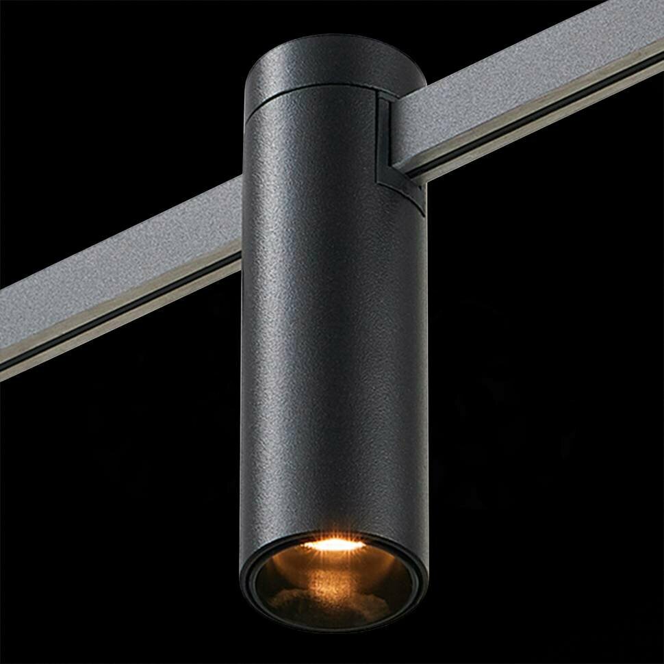 ST LUCE ST810.406.05 Магнитный трековый светильник FARM Черный LED 1*5W 3000K 227Lm Ra90 60 IP20 D35xH112 24 FARM