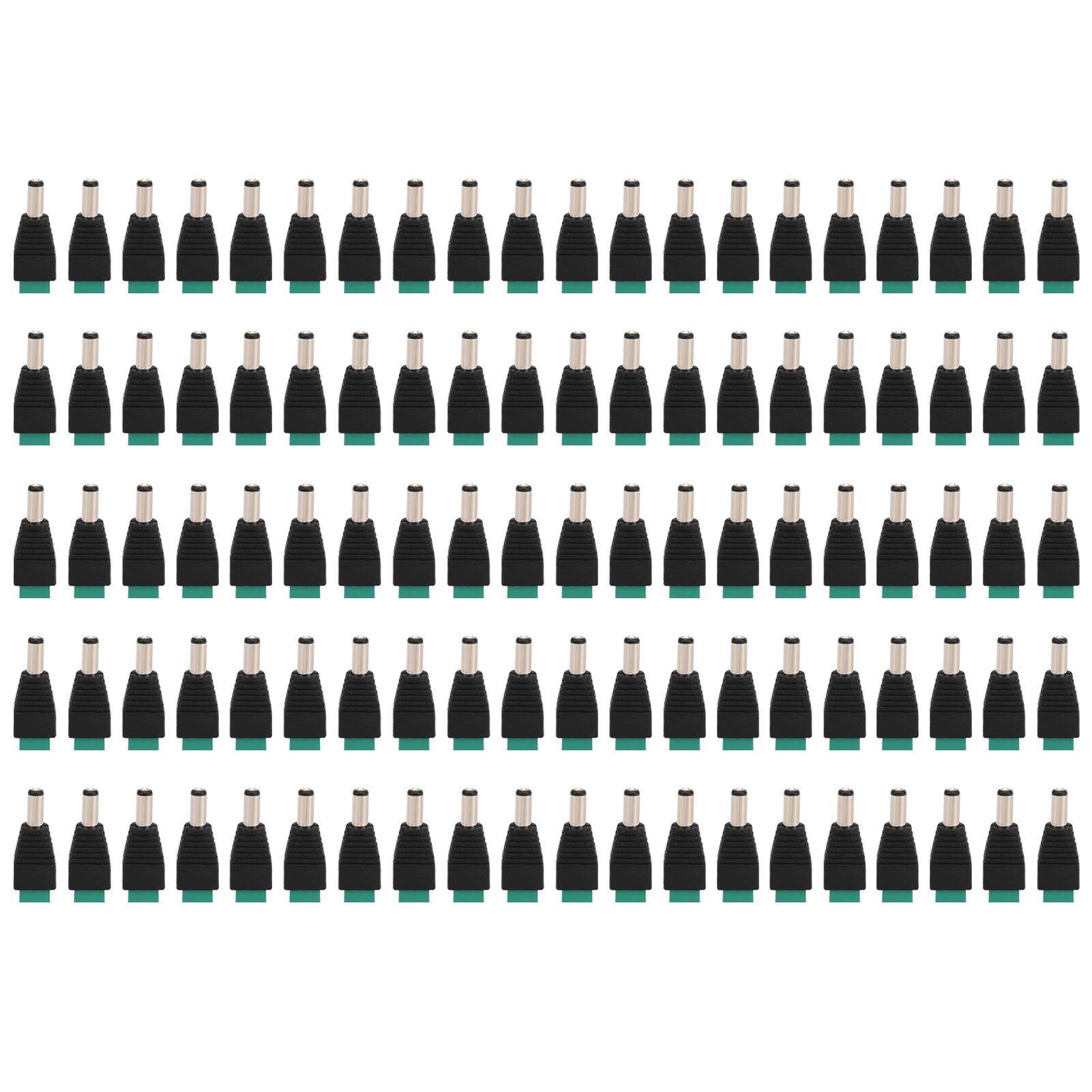 100 шт. штекерных клемм для подключения питания постоянного тока, контрольный клеммный блок питания 80 Вт 12–36 В