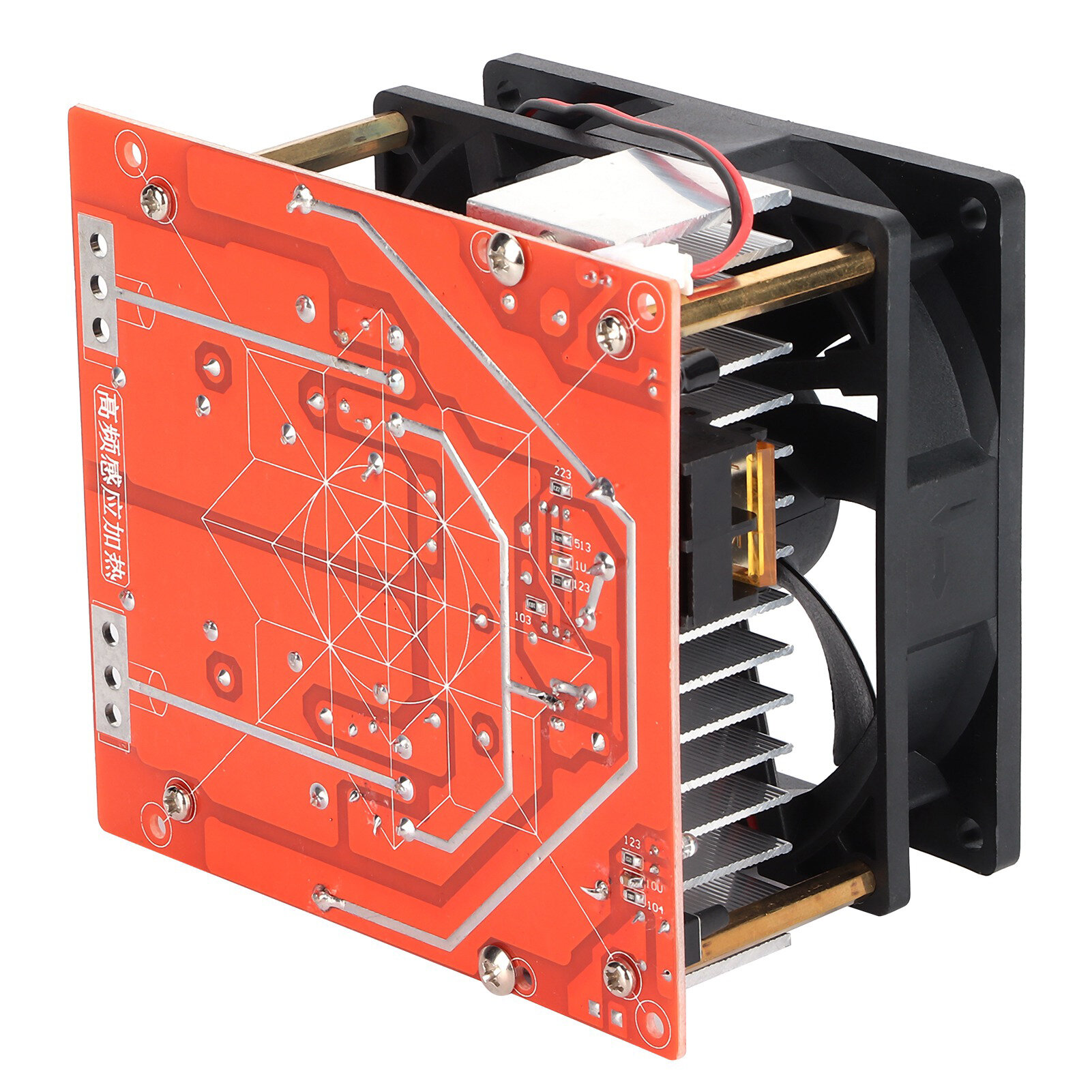 Комплект индукционной нагревательной платы ZVS 1000 Вт, металлические детали, электрический быстрый нагреватель «сделай сам», медная трубка