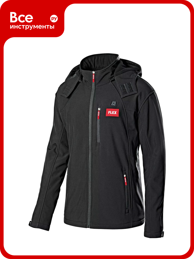 Аккумуляторная куртка теплая с подогревом FLEX TJ 10.8/18.0 M 417998 прочной конструкции