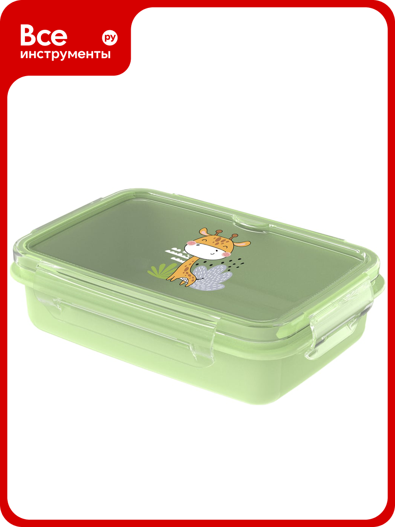 Детский контейнер Полимербыт Giraffix 0.5 л 436775000, для хранения продуктов