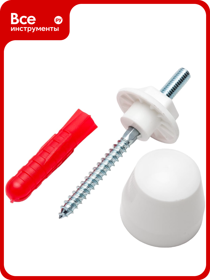 Крепление для умывальника Tech-Krep/Zitar 1 комплект - пакет 104036 с шестигранным хвостовиком