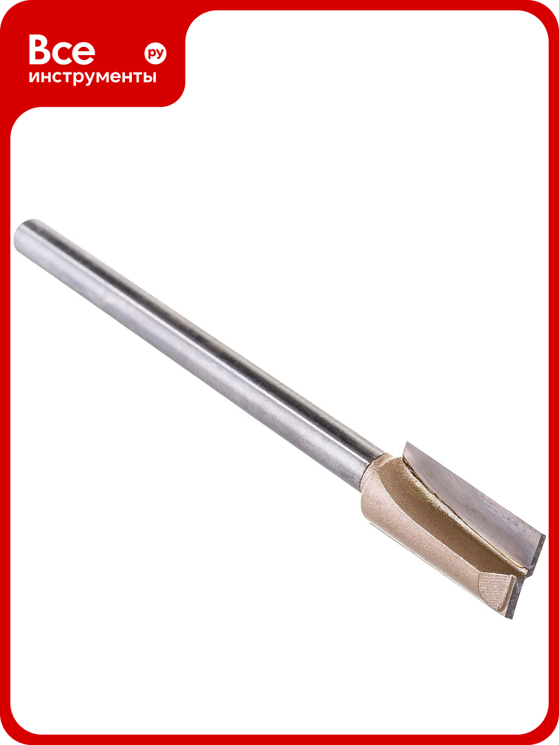 Фреза прямая пазовая по дереву Strong СТФ-10071630 16x30, для установки на фрезерные станки